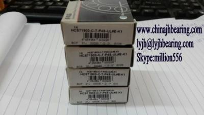 China HCS71903-C-T-P4S-UL-K1 angular contact ball bearing 17x30x7mm,ceramic ball and seal for sale