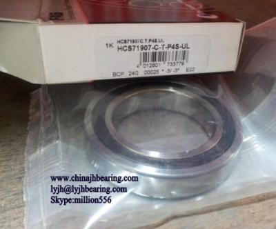 China FAG HCS71907-C-T-P4S-UL angular contact ball bearing 35x55x10 mm,ceramic ball and seal for sale