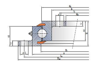 China 90-20 0311/0-07003 bearing supplier,205x417x56mm,50Mn material,no gear for sale