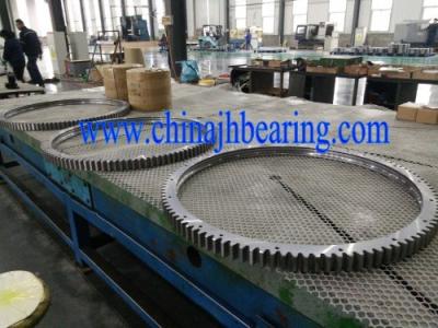 China 1092DBS101Y  ball slewing bearing with external teeth,1358X1092X125mm for sale