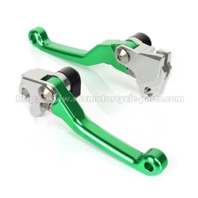 China CNC Billet Motorcycle Brake Clutch Lever For KX 85 100 125 250 KX 250F 450F MX Parts for sale
