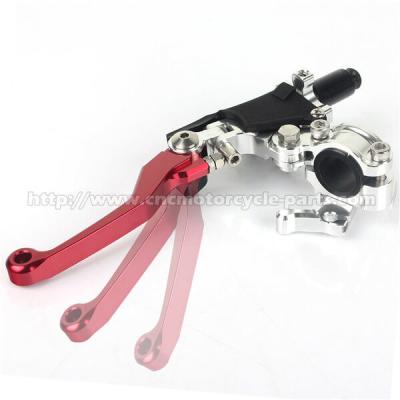 China 4 Fingers Motorcycle Brake Clutch Lever Dirt Bike Clutch Shorty Levers CR 125 / 250R for sale