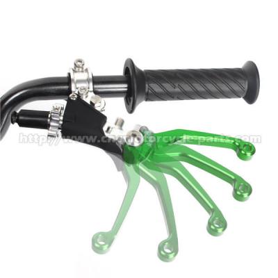 China KX 125 250 Motorcycle Brake Adjustable Clutch Lever Aftermarket CNC Billet Dirt Bike Parts for sale