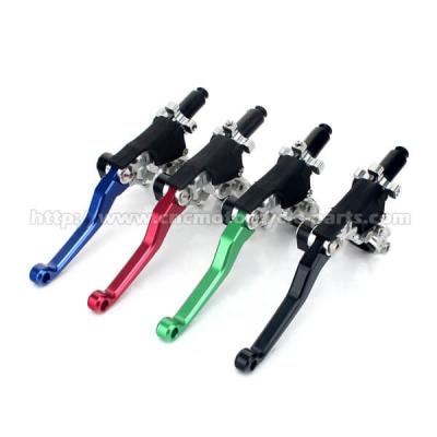 China Front Left Dirt Bike Clutch Lever , 6061 Alloy CNC Billet Foldable Brake Lever for sale