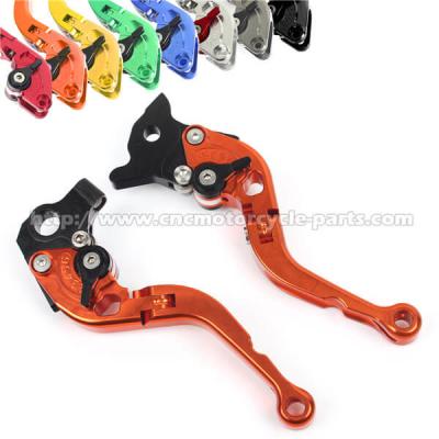 China Adjustable Motorcycle Brake Clutch Lever Aluminum Long Shorty Folding Type for sale