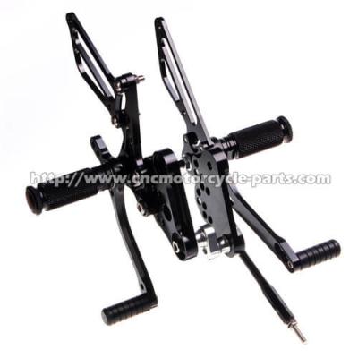 China Dust Resistant Suzuki GSXR Rearsets , Motorcycle Adjustable Rearsets GSXR for sale