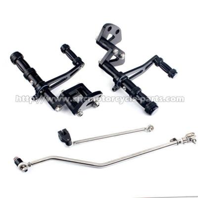 China Stainless Steel Harley Forward Control Rear Sets For Harley Sportster for sale
