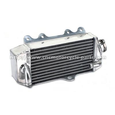 China High Efficiency Yamaha Yz85 Radiator , Billet Filler Necks Dirt Bike Radiator for sale
