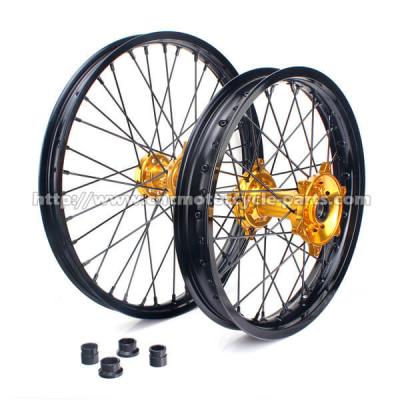 China Rear Motorcycle Wheels And Rims 36 Holes Different Color Combinations for sale