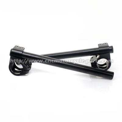 China 6061 Alloy Adjustable Motorcycle Handlebars , 48mm Motorbike Clip On Handlebars for sale