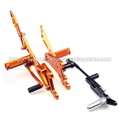 China 6061T6 Billet Aluminum Yamaha R1 Rearsets , Light Adjustable Yamaha Rear Set for sale