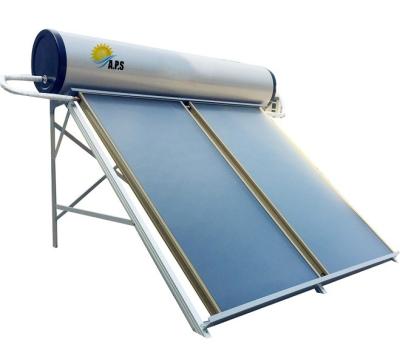 China Direct-Plug Flat Plate Compact Pressure Solar Heater 200L with Copper Coil for sale