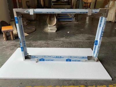 China 2.1mmpb Xray Room Radiation Protection Lead Glass With Frame for sale