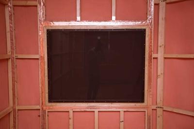 China Medical MRI Room Shielded Window with Copper Mesh Technology for sale