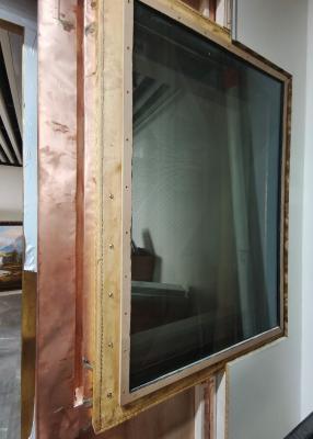 중국 Mri 방을 위한 2.4m*0.9m 실드 창문 핵자기 공명 방사능 판매용