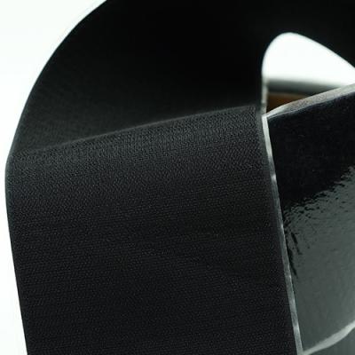 China High Temperature 25mm Velcro Tape Nylon TPU Black Hook And Loop Tape for sale
