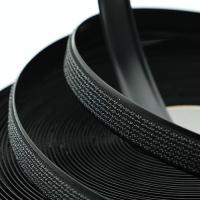 China Abs Pur Hot Melt Adhesive Hook And Loop Black Strap Customizable Length for sale