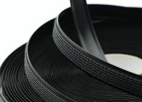 China Black Industrial Strength Hook And Loop Nylon Thick Velcro Tape for sale