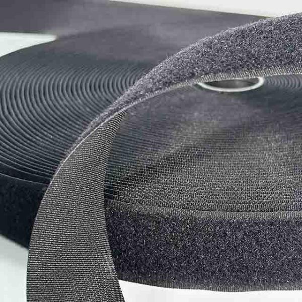 Quality OEKO-TEX Hook And Loop Fastening Tape 25 Meter Industrial Velcro Roll for sale
