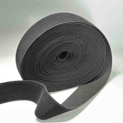 China Width 25mm Elastic Buckle Strap Durable Stretchable Hook And Loop for sale
