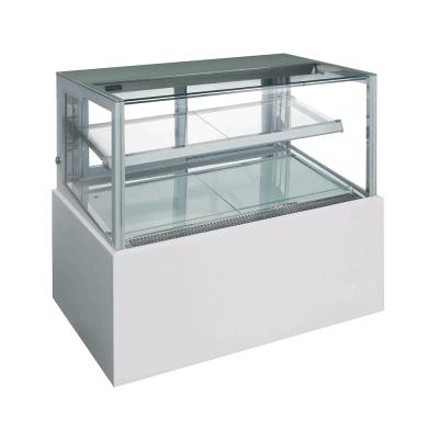 China High-end Marble Base Commercial 1.2/1.5/1.8m Refrigerated Cake Showcase for sale