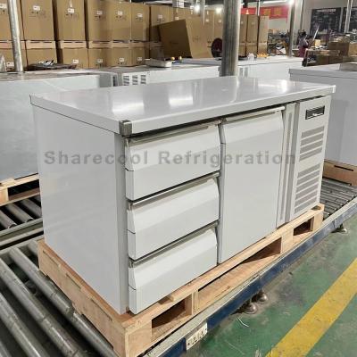 Cina Frigorifero del cassetto della cucina del frigorifero di acciaio inossidabile Undercounter della doppia porta R134a in vendita