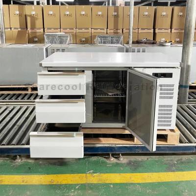 Cina Frigorifero del cassetto della cucina del frigorifero di acciaio inossidabile Undercounter della doppia porta R134a in vendita