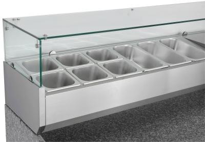Κίνα Countertop 220V 240V ψυγείο επίδειξης πιτσών ψυγείων 390L προετοιμασιών πιτσών προς πώληση
