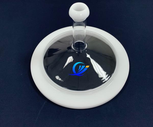 Quality Epitaxy Lower Quartz Dome Combined & Welded Opaque Quartz Material for sale