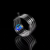 Quality Customizable Small Spiral Quartz Tube For Delivering Chemical Liquids In Wet for sale