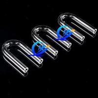 Quality Semiconductor CVD Quartz U Tube High Purity Bended Fused Quartz Tube for sale