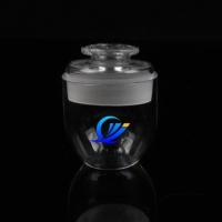 Quality Heat Resistant Fused Quartz Crucible Storage Corrosive Chemical Liquid for sale