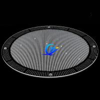 Quality Perforated High Purity Quartz Plate Showhead For Distributing Chemical Gases for sale