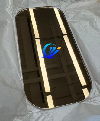 China Gold-Plated Window with Quartz Substrate as Observation Viewport for High-Temperature Single Crystal Growth Furnace for sale