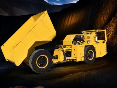 China DERUI Camión de minería subterránea 6 toneladas motor VOLVO / DEUTZ mina de oro de carbón en venta