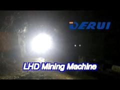 Mijnbouwmachine ondergrondse laadmachine LHD lading trek dump compact 2 kubus