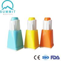 China Safety Engineered Adjustable Depth Lancet Needle 3 Depth Settings for sale
