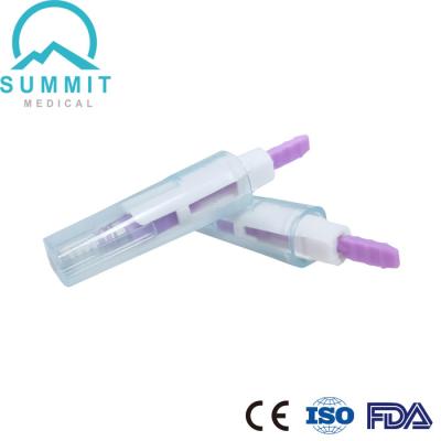 Cina Lancetta di sicurezza a pressione attiva sterile 28G 1.8mm viola 100 pezzi per scatola in vendita
