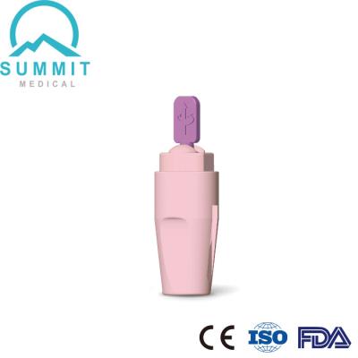 Cina Lancetta di sicurezza clinica del sangue con ago retrattile automatico 28G/1.8mm 30G/1.5mm in vendita
