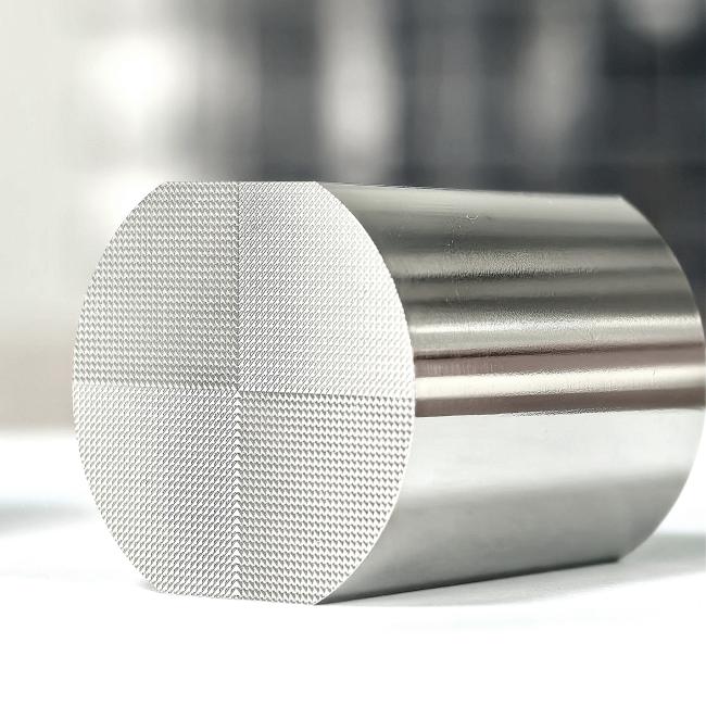 Polished mold surface demonstrating mirror-like finish and small texture size