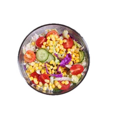 China Home restaurant transparent salad salad terrarium glass bowl craft for sale