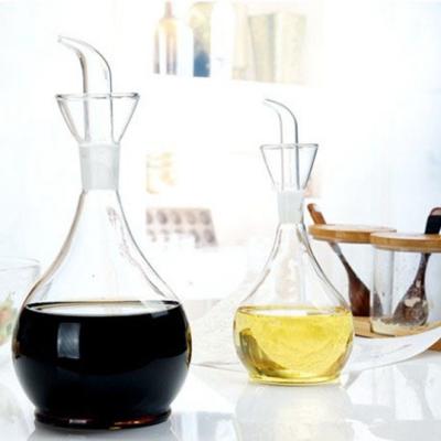 China 2021 New Item Glass Pot with Heat Resistant High borosilicate Leakage-proof Glass Oil Jar for sale