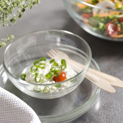 China High Quality Casual Large Transparent Snack Dessert Cake Glass Fruit Plate for sale