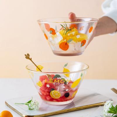 China New Design Hottest Candy Fruit Home Decoration High Quality Glass Bowl for sale