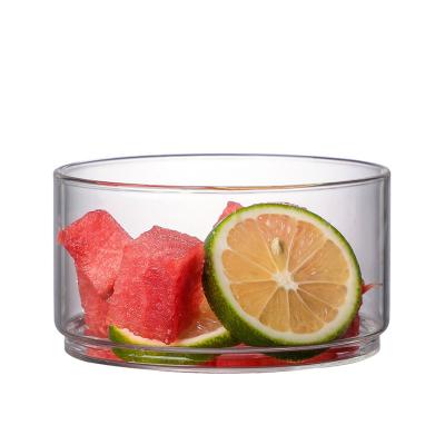 China Wholesale sales of kitchen finishing glass sealed food classification tank for sale