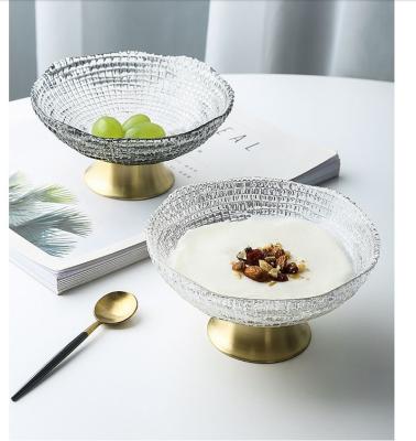China food stoorage salad sproud fruit tray crystal clear little glass bowls for sale