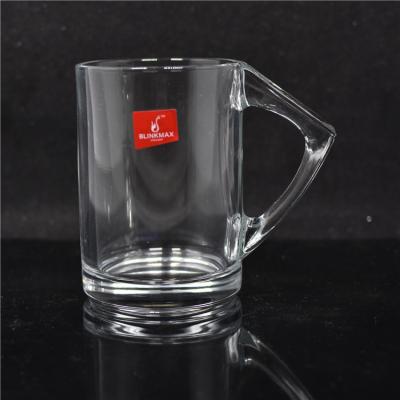 China Inverted creative personality fashion custom transparent beer glass cup for sale