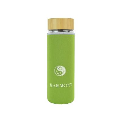 China Lid wood tea separating round mouth transparent custom logo kettle glass cup for sale