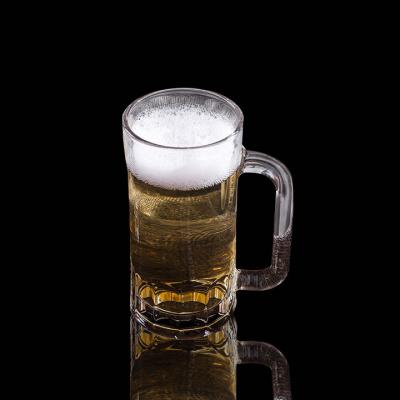 China handle luxury hot selling Transparent Turkish single layer Beer wine glass cup for sale
