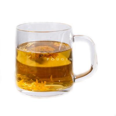 China handle Fashion personalized beer creative trend light luxury hot selling transparent glass cup for sale